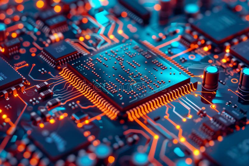 Microcomputer Chips Stock Illustrations – 15 Microcomputer Chips Stock ...