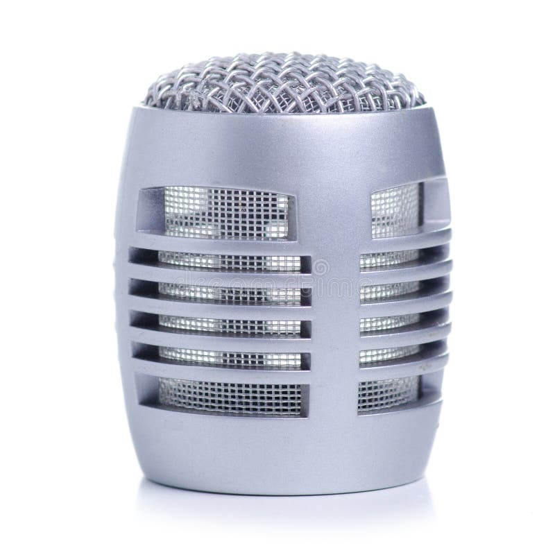 Close up microphone head stock photo. Image of communication - 177121280