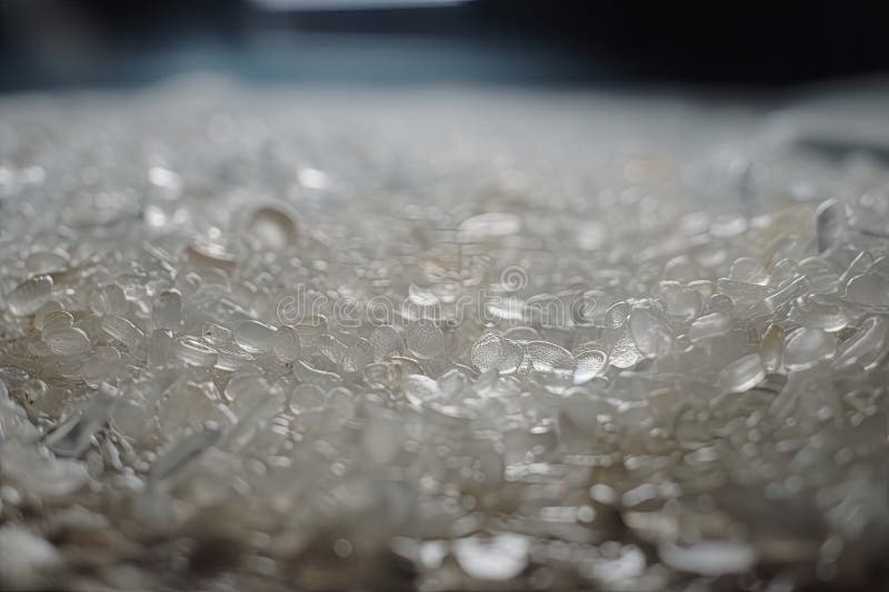 Close-up of Microplastic, with Its Smooth Texture and Round Edges ...