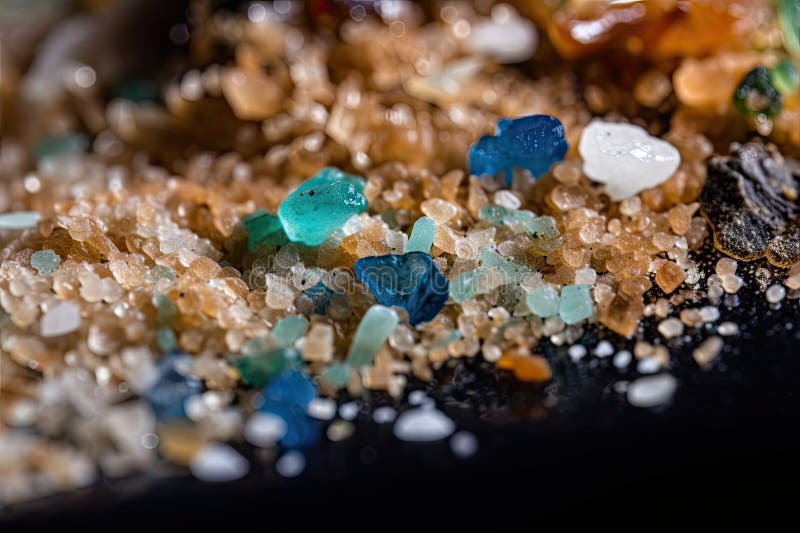 Close-up of Microplastic, with Visible Details of Its Surface Stock ...