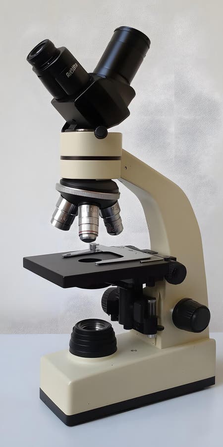 Close-up of a Microscope Apparatus Stock Photo - Image of detail, base ...