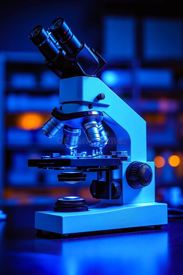 Microscope Blue White Base Stock Photos - Free & Royalty-Free Stock ...