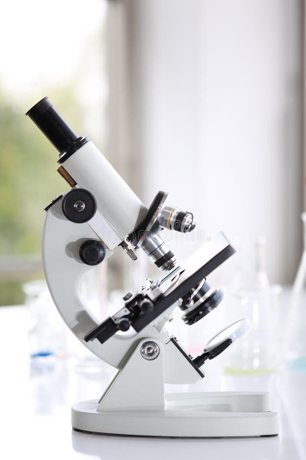 Close up microscope stock photo. Image of doctor, magnification - 193785612