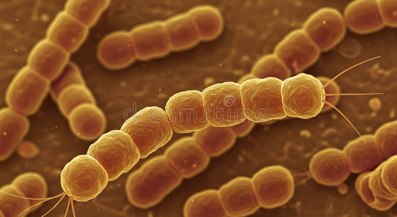 Strep Throat Bacteria Microscope