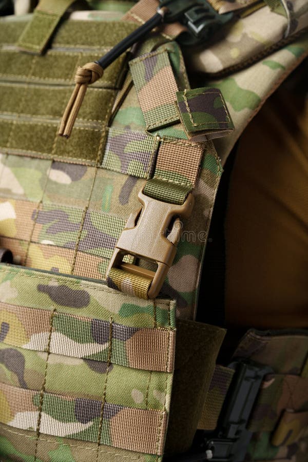 Close Up of Military Man in Uniform Stock Image - Image of khaki ...