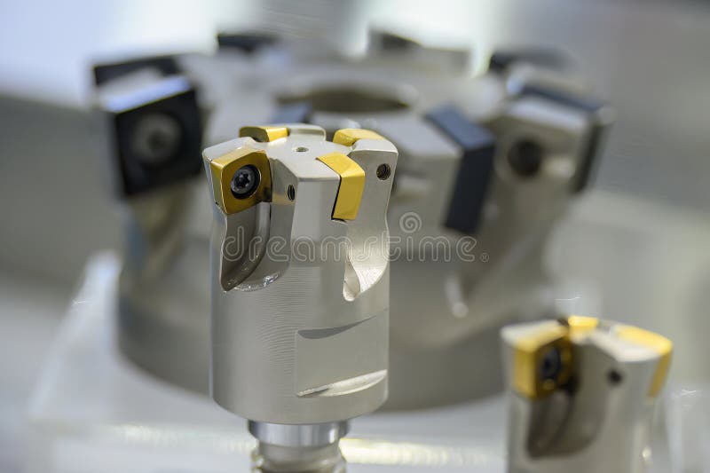 Close Up the Milling Indexable Tool Stock Photo - Image of coated ...