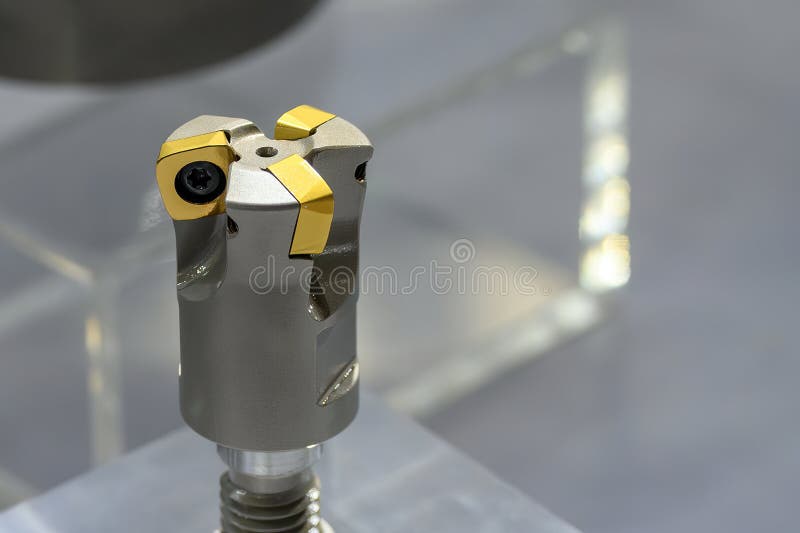 Close Up the Milling Special Coating Indexable Tool Stock Image - Image ...