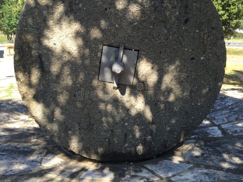 Close up of millstone stock image. Image of closeup, grind - 57503621