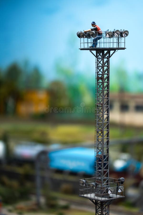 Close Up of Miniature World Stock Image - Image of dummy, circus: 91468355