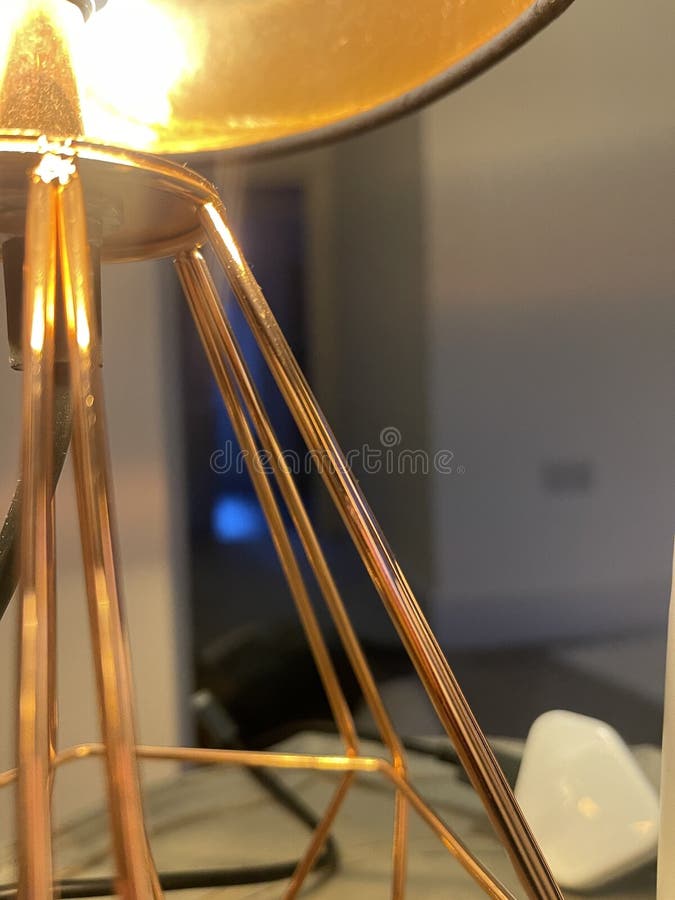 Close Up of a Minimalist Design Lamp Stock Image - Image of close ...