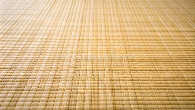 Close-Up Minimalist High-Key Straw Mat Texture - Generative AI Stock ...