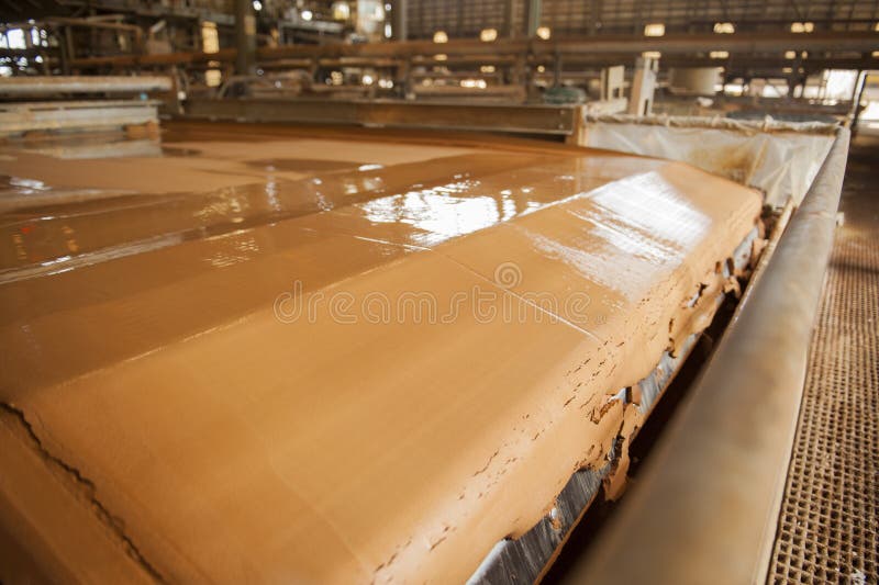 Close-up of Red Mining Levels at Iron Ore Quarry. Open-cast Mine, Open ...