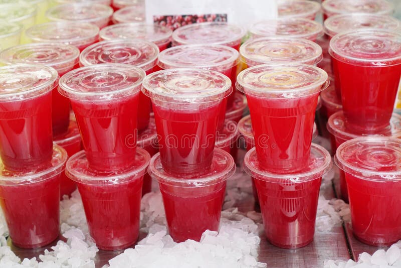 Mixed Ice Cold Juice glass stock photo. Image of juice - 146681406