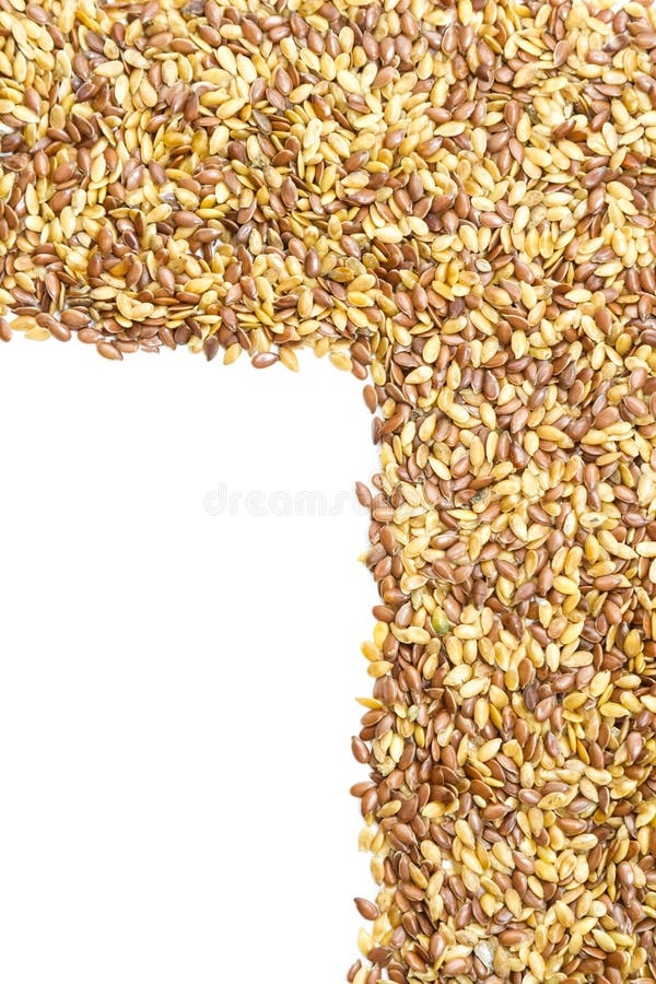 Mixed seeds linseed frame stock photo. Image of seed - 189935320