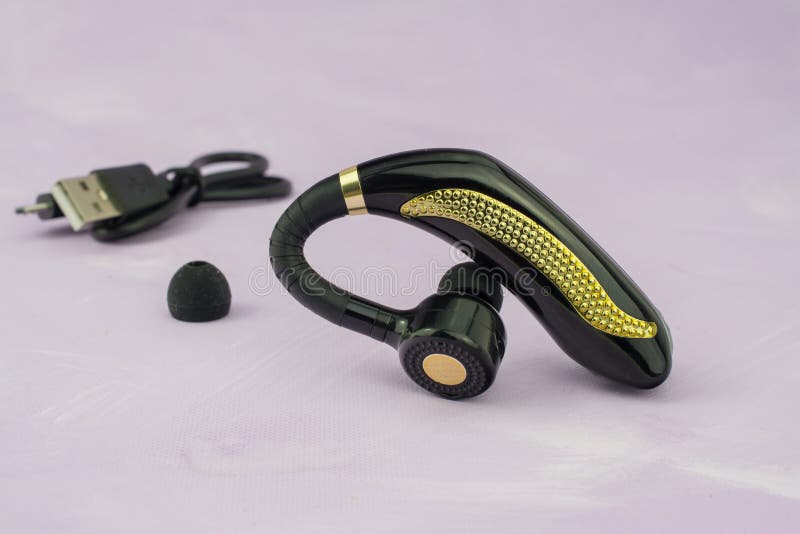 Close-up of Mobile Handsfree Bluetooth Device Stock Image - Image of ...