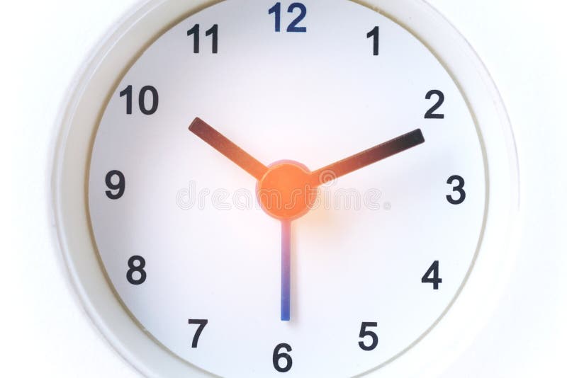 Close up modern clock stock image. Image of minute, black - 91253587