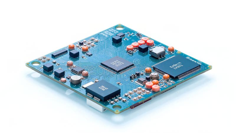 Close-up of a Modern CPU, Revealing Intricate Internals for AI and ...