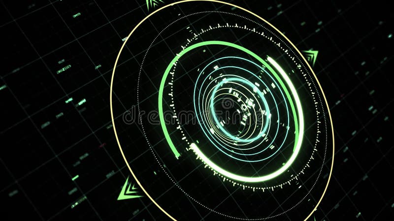 Close Up of Modern Design of Elements for Technology Background ...