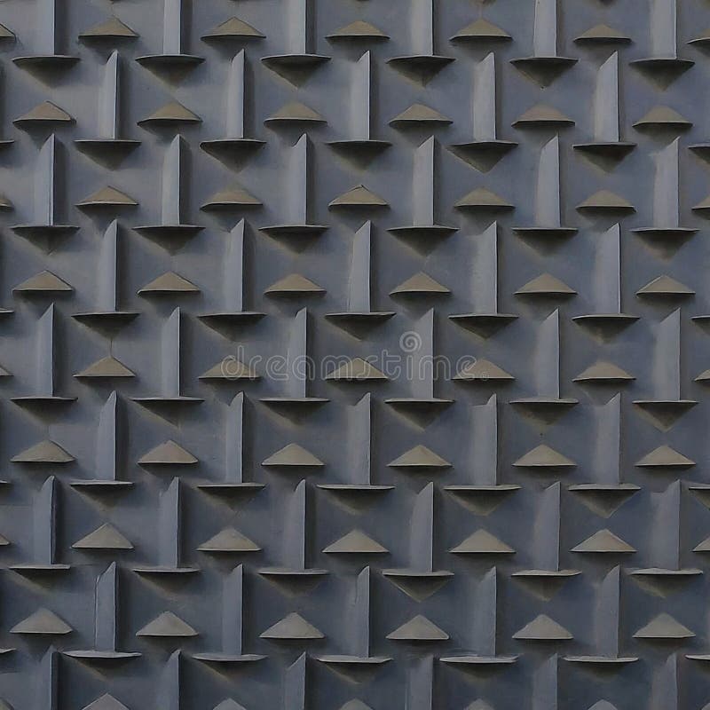 Close-Up of Modern Geometric Wall Pattern Stock Illustration ...