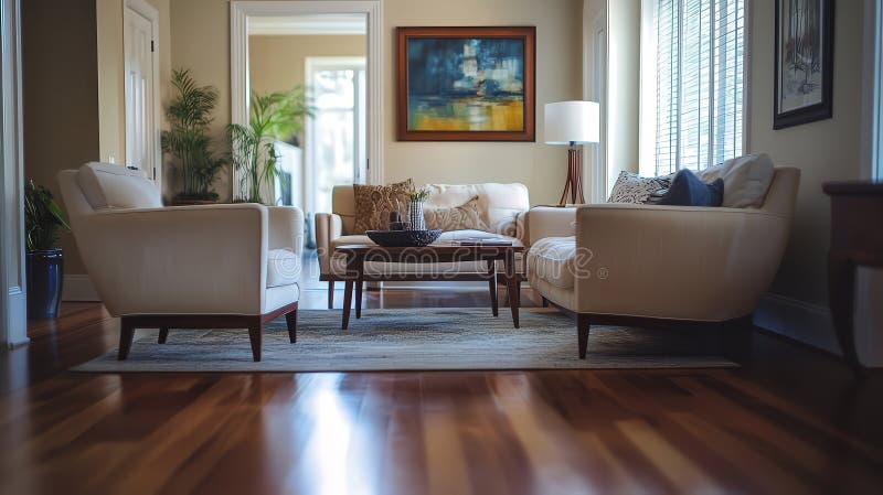 Close Up of Modern House Interior, House Interior Stock Illustration ...