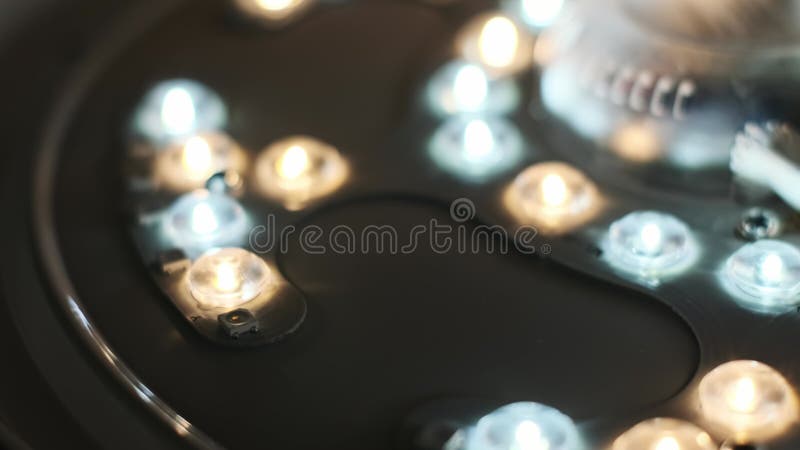 LED Lamp Side View stock video. Video of macro, electricity - 336366025