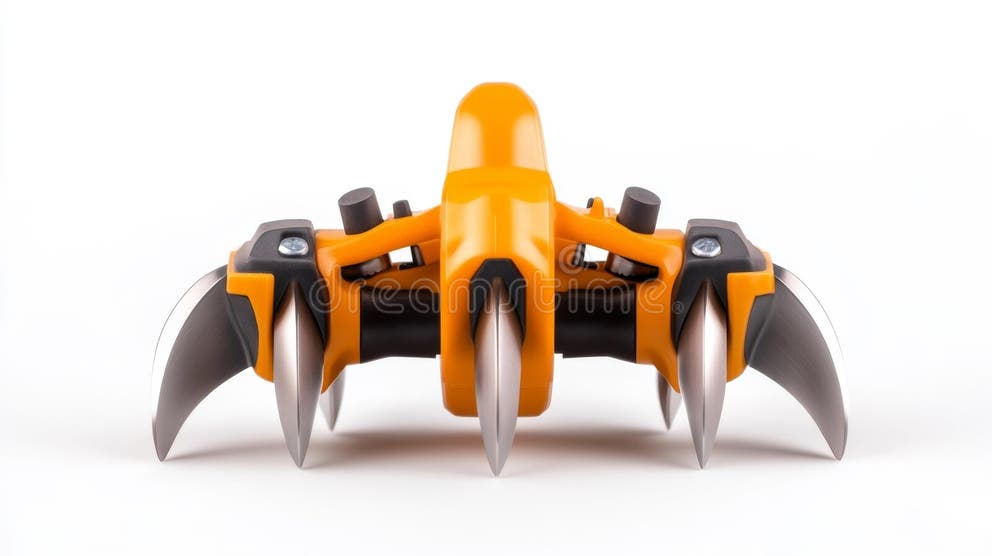 Close-up of a Modern Mechanical Claw Tool with Sharp Blades Stock ...