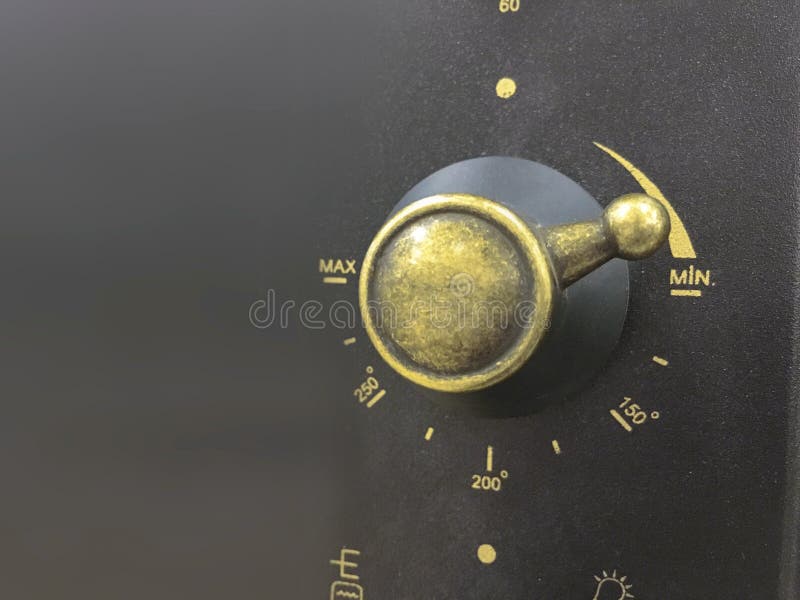 Close Up Of Modern Microwave Control Panel, Knob And Modes Stock Image ...
