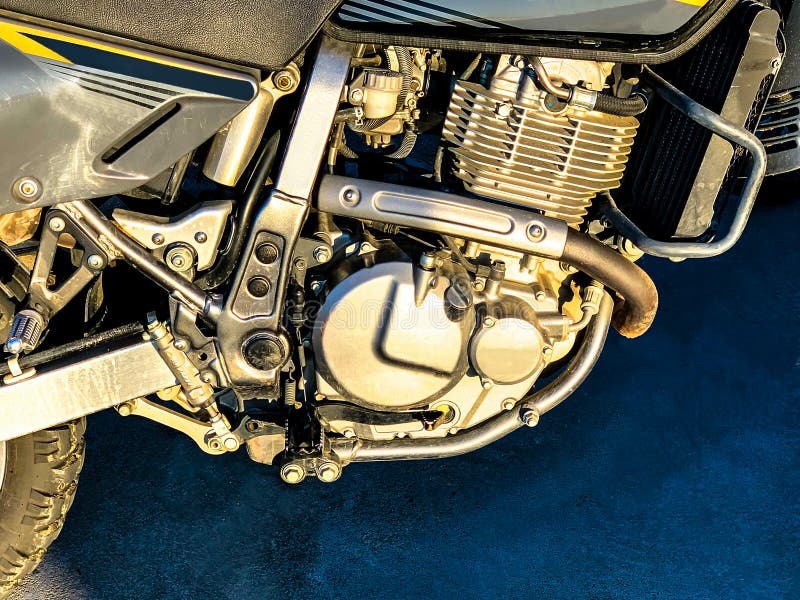 Close Up of Modern Motorcycle Engine Stock Photo - Image of equipment ...