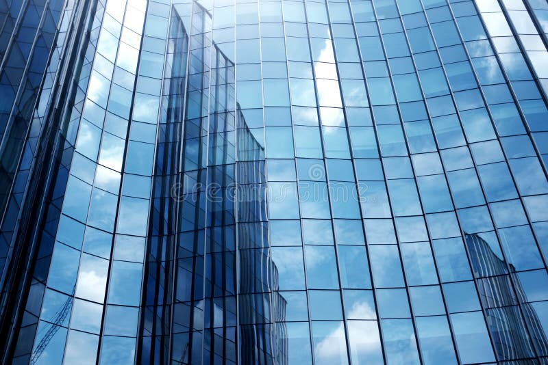 Close-Up Modern Office Building.building with Copy Space Stock Image ...