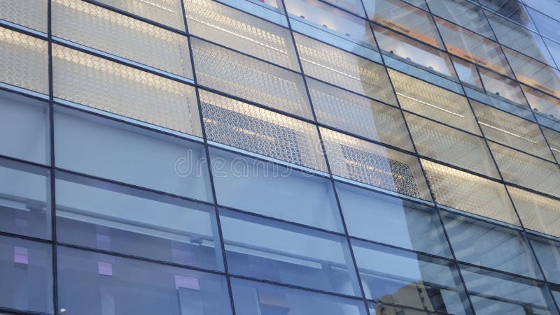 Close-Up Modern Shopping Building.building with Copy Space.windows ...