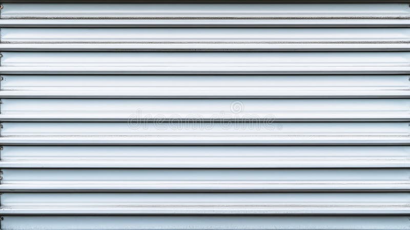 Close-up of a Modern, Sleek Metallic Roller Shutter Design for ...