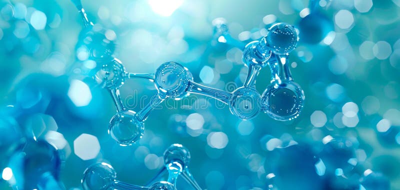 A Close Up of a Molecular Model of a Molecule Stock Image - Image of ...