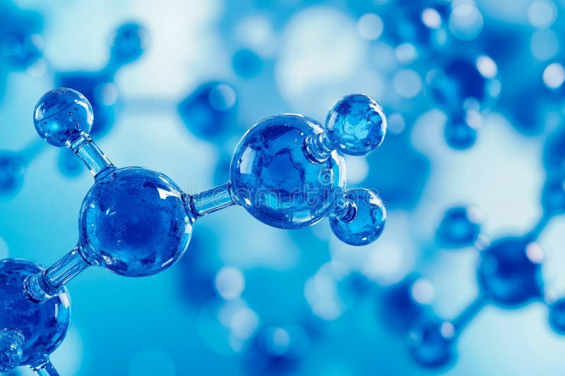 A Close Up of a Molecular Model of a Molecule Stock Photo - Image of ...