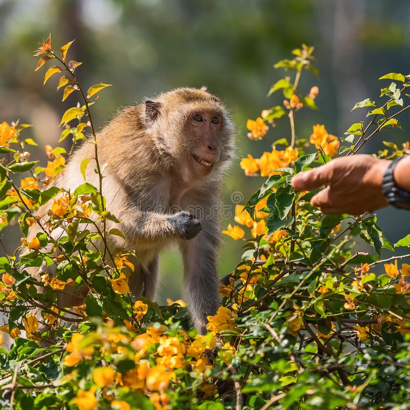 Close up monky. stock photo. Image of animal, feeding - 113349318