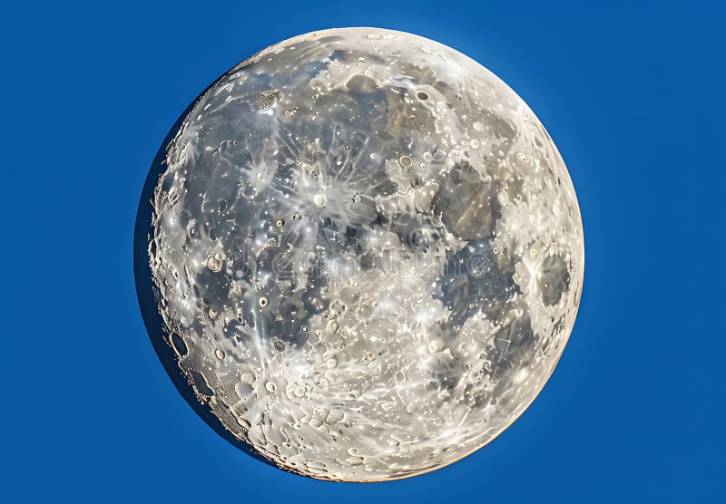 Close-Up Moon Photography with Canon EOS R5 Stock Illustration ...