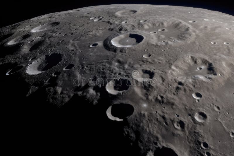 Close-up of the Moon, with Each Phase and Event Visible Stock ...