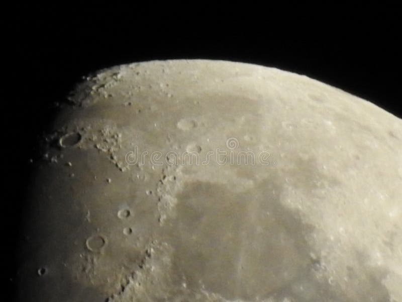Close-up of the moon stock image. Image of black, moon - 95578535