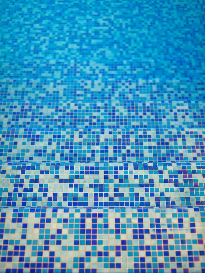Close-up Mosaic Texture of Swimming Pool Stock Image - Image of nature ...