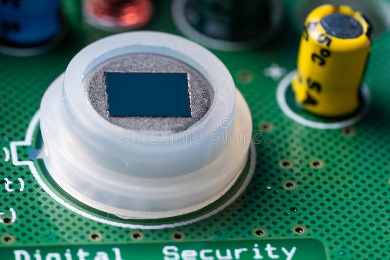 Close-up of the Motion Sensor of Security Systems on the Electronic ...