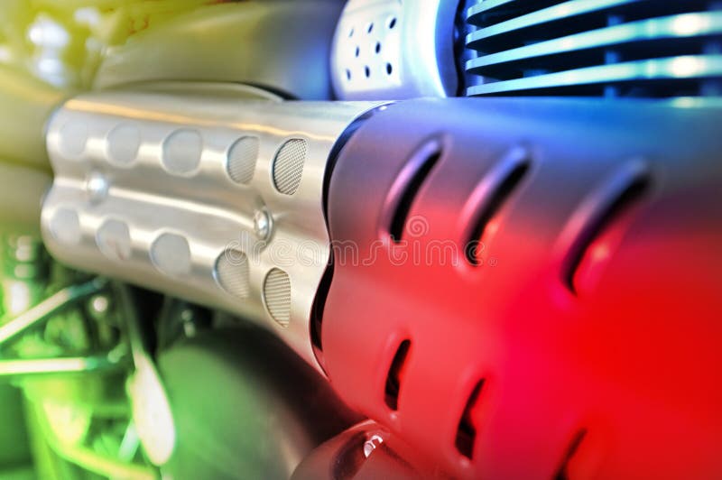 Close Up of Motorcycle Engine Design Details Stock Image - Image of ...