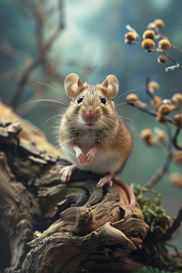 Close-up of a Mouse in Search of Food Stock Photo - Image of animal ...