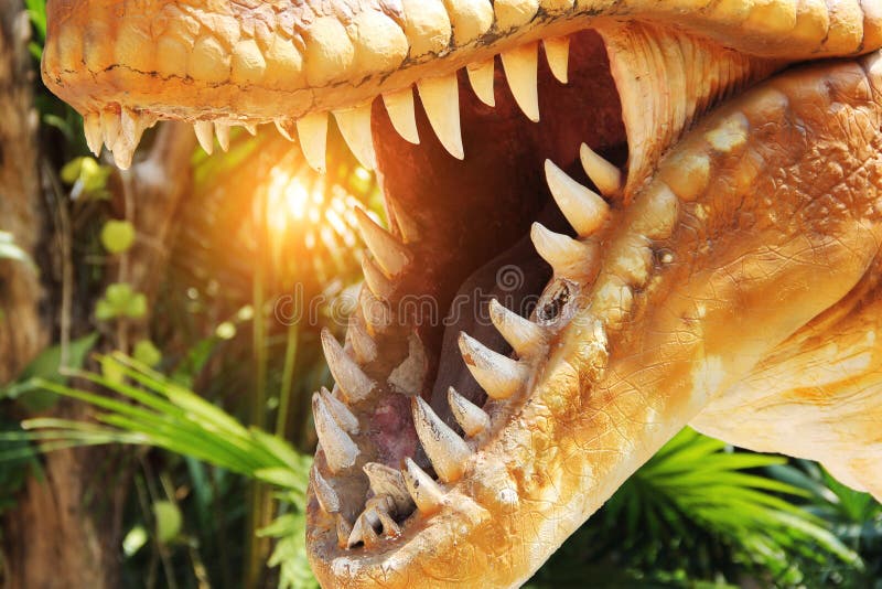 Close Up of Mouth and Teeth Dinosaurs Toy Stock Photo - Image of claws ...