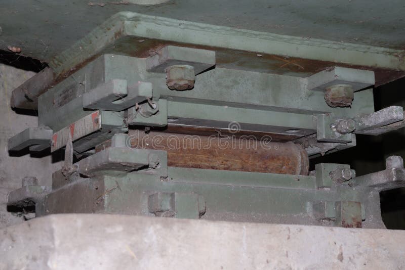 Bearing of a bridge. stock image. Image of view, outdoor - 244682317