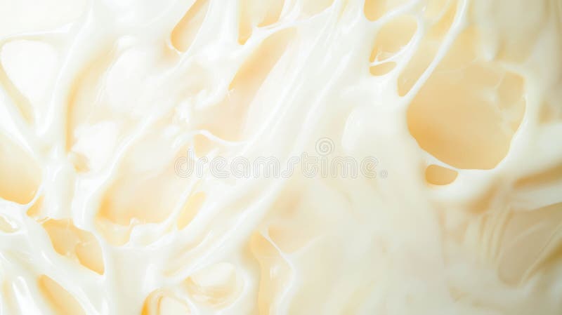 Close Up of Mozzarella Cheese Texture and Stretch for Culinary Design ...