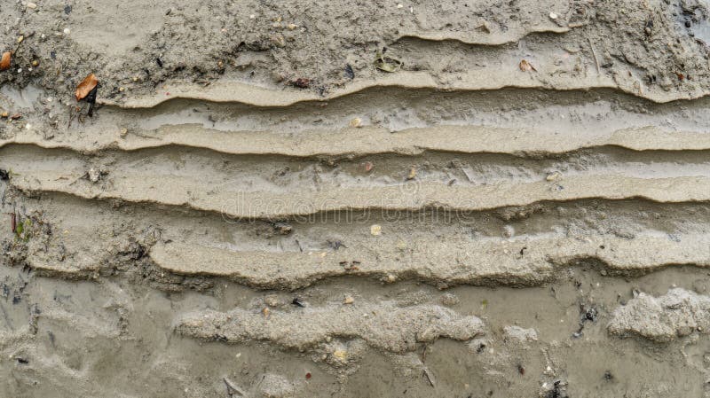 Close Up of Mud Texture with Natural Patterns and Layers Stock ...