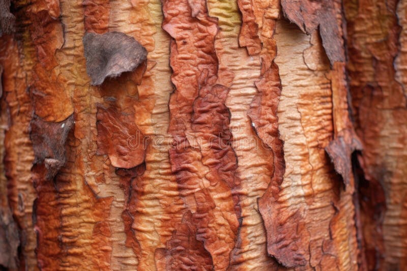 Close-up of Mulberry Tree Bark Used for Tapa Cloth Stock Illustration ...