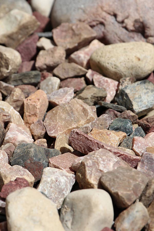 Close Up of Multi-colored River Rock Stock Photo - Image of ...