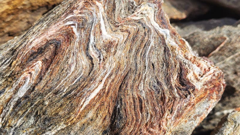 Multi-layered Stone Structure with Colors and Shapes Stock Photo ...