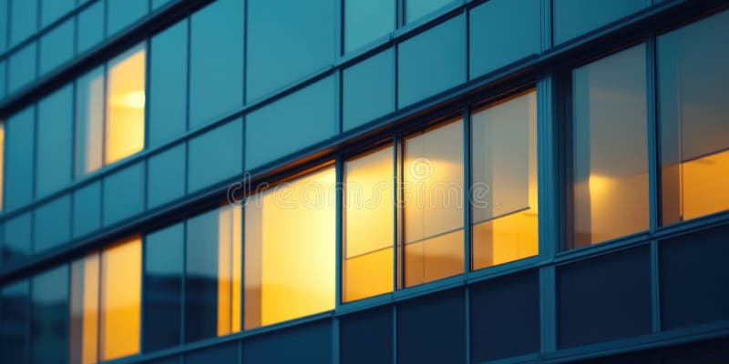 Close-up of Multi-windowed Building Stock Photo - Image of apartment ...