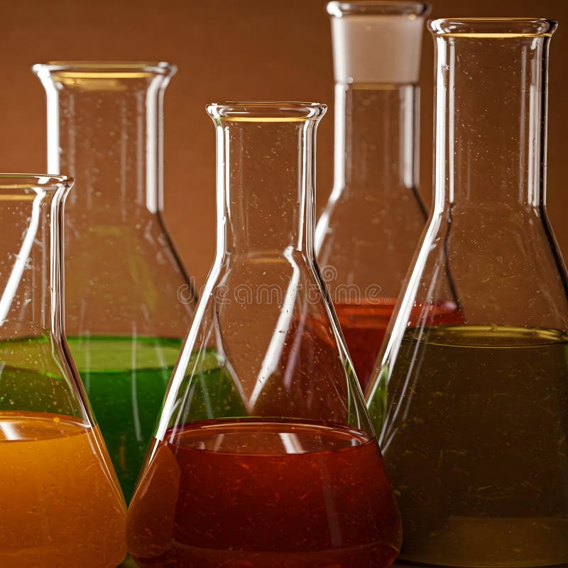 Multiple Conical Flasks Stock Illustrations – 21 Multiple Conical ...